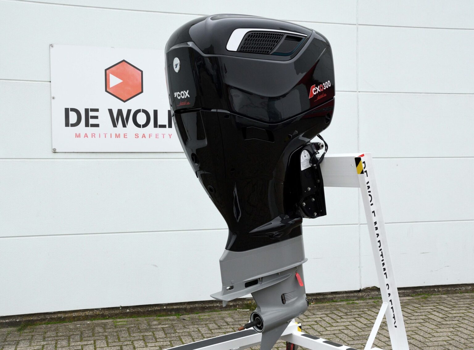 COX CXO300 outboard diesel engine - De Wolf Maritime Safety