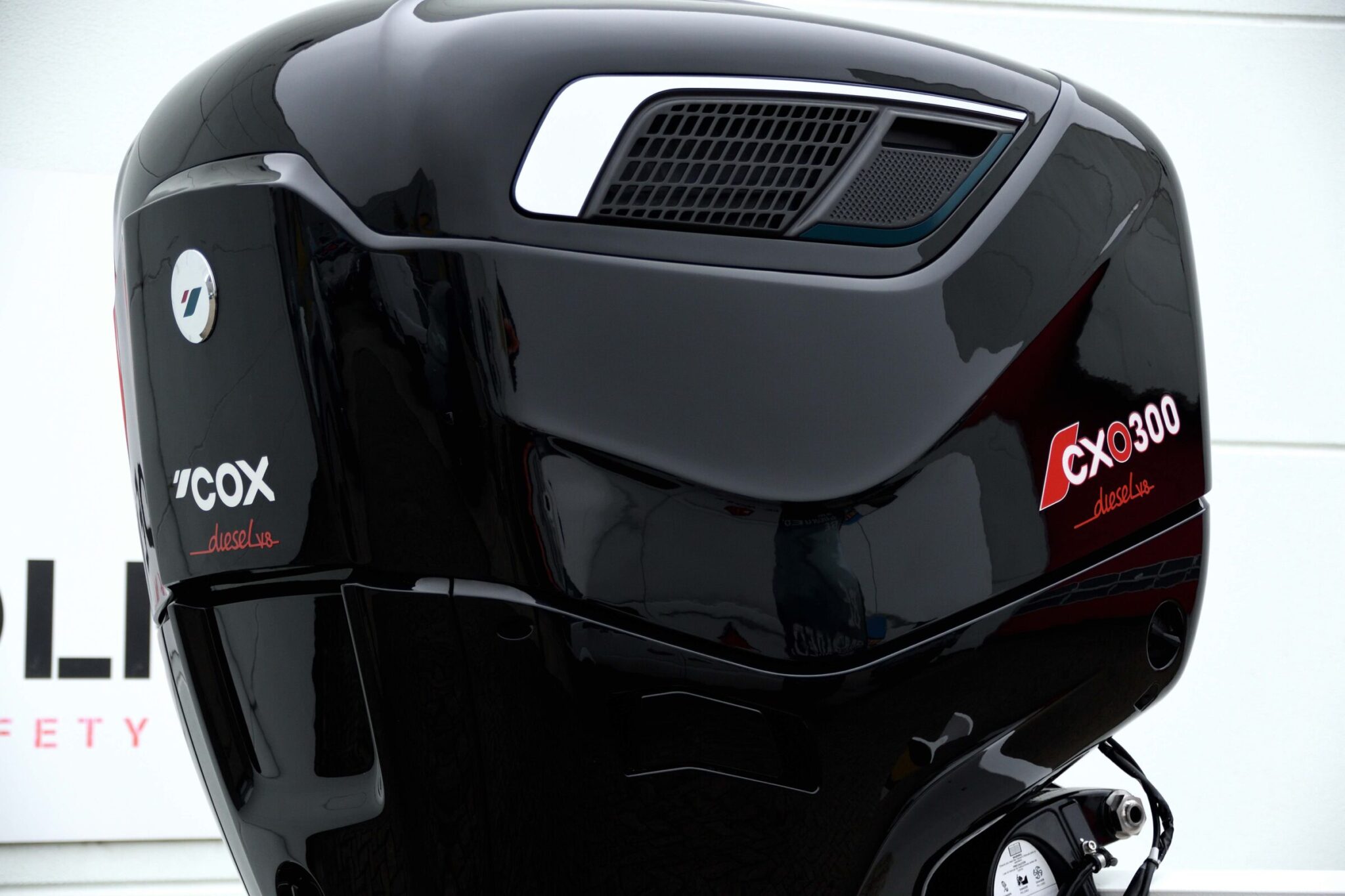 COX CXO300 outboard diesel engine - De Wolf Maritime Safety