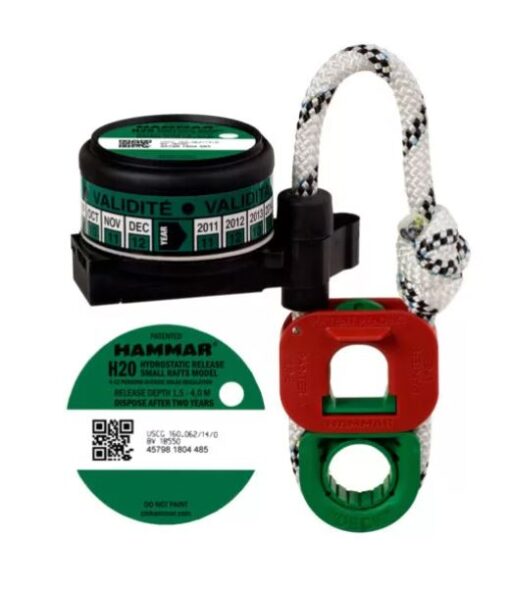 Hammar H20 Hydrostatic Release Unit for Liferaft - De Wolf Maritime Safety