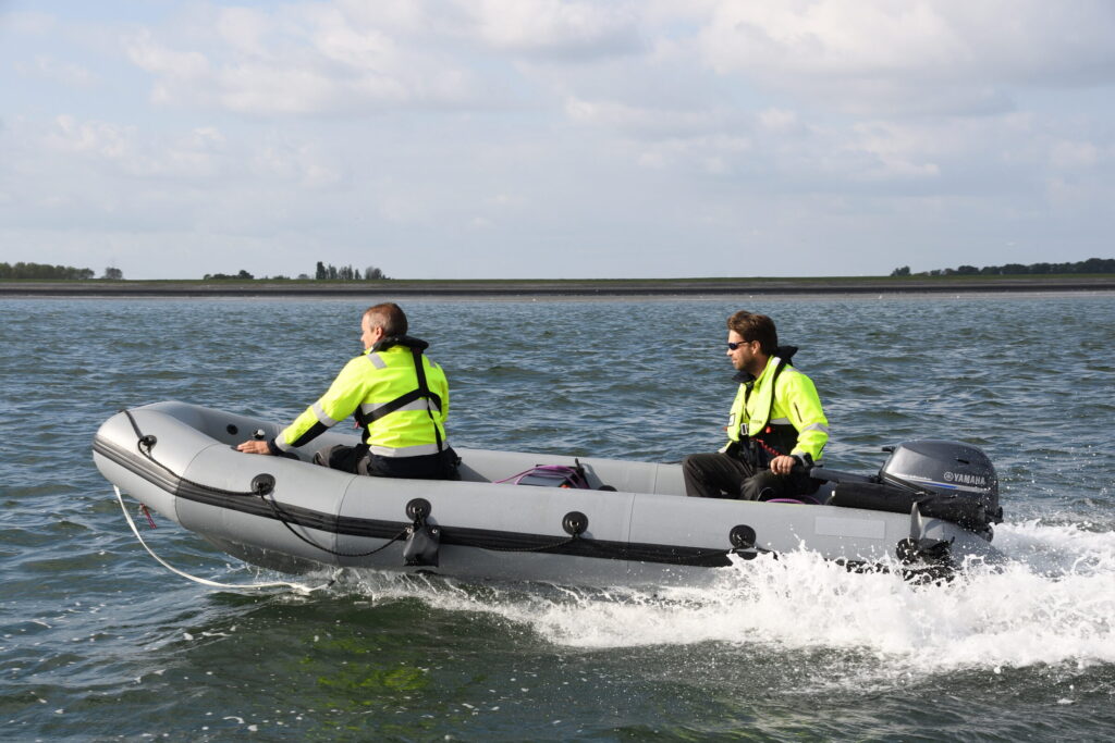 RIBO 450 rescue boat - De Wolf Maritime Safety