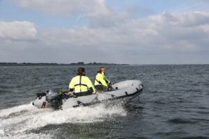 RIBO 450 rescue boat - De Wolf Maritime Safety