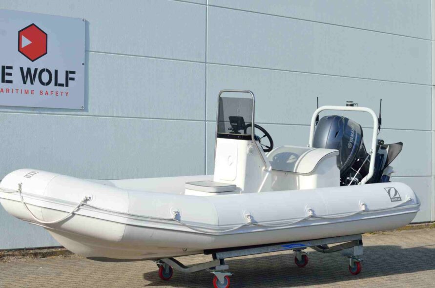 RIBO 450 rescue boat - De Wolf Maritime Safety