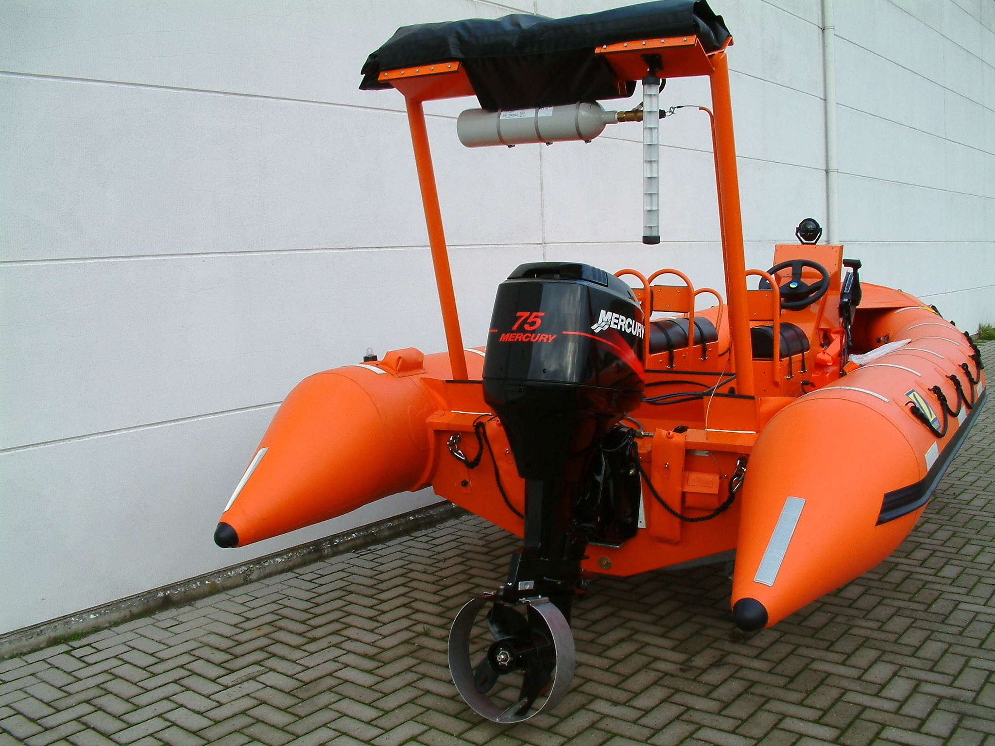 RIBO 600 rescue boat - De Wolf Maritime Safety