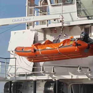 Rescue boat davit - De Wolf Maritime Safety
