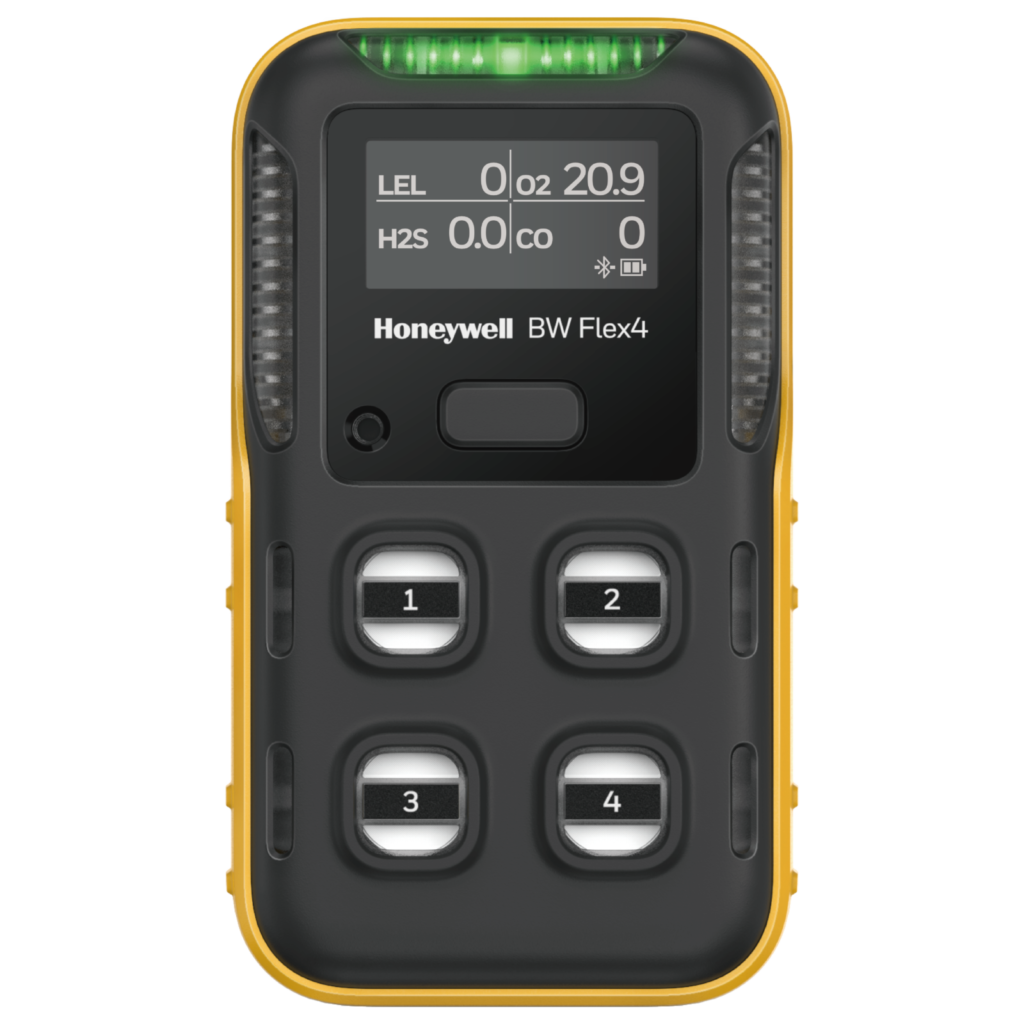 BW Flex4 (%LEL(IR) O2 H2S CO) gas detector - De Wolf Maritime Safety