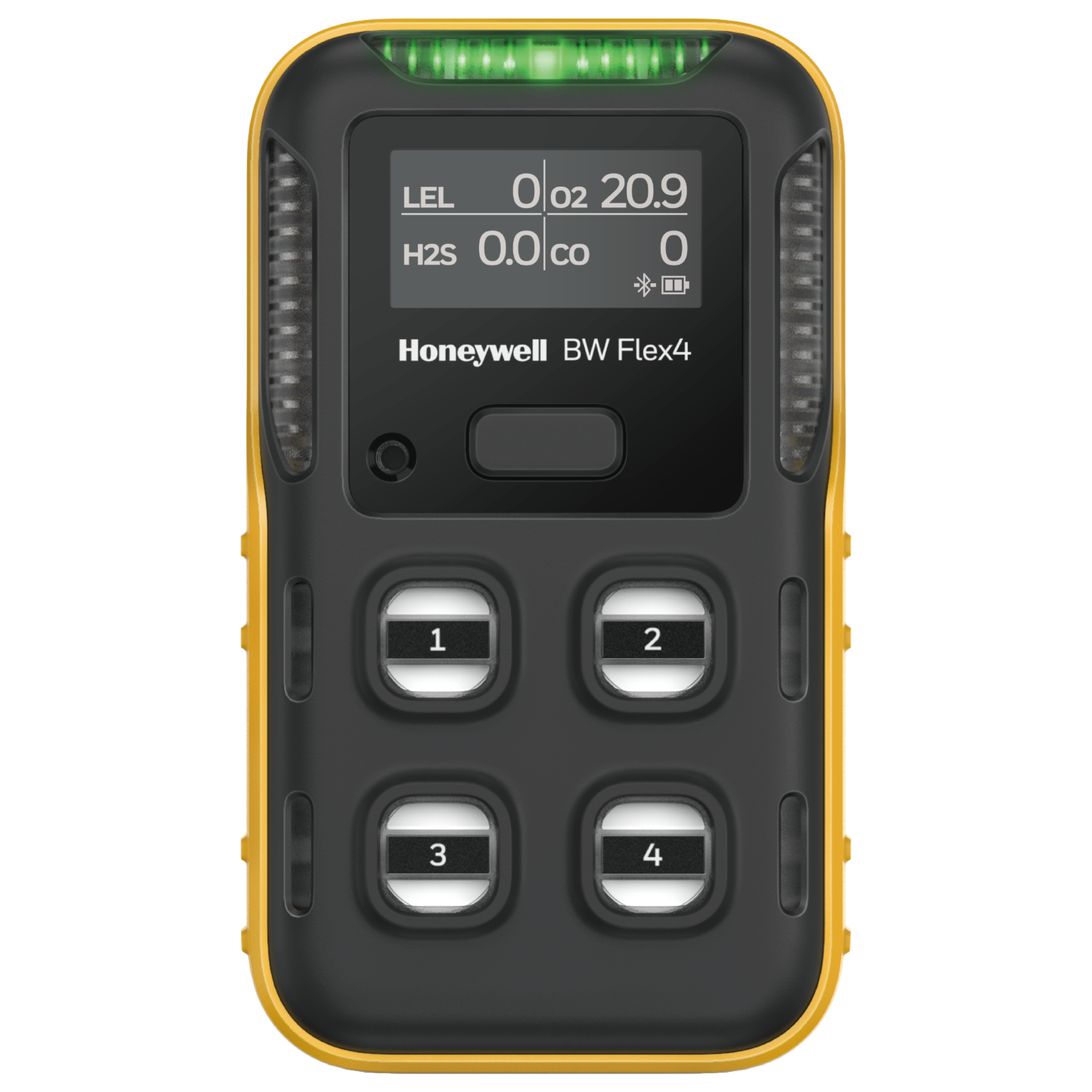 BW Flex4 (%LEL(IR) O2 H2S CO) gas detector - De Wolf Maritime Safety