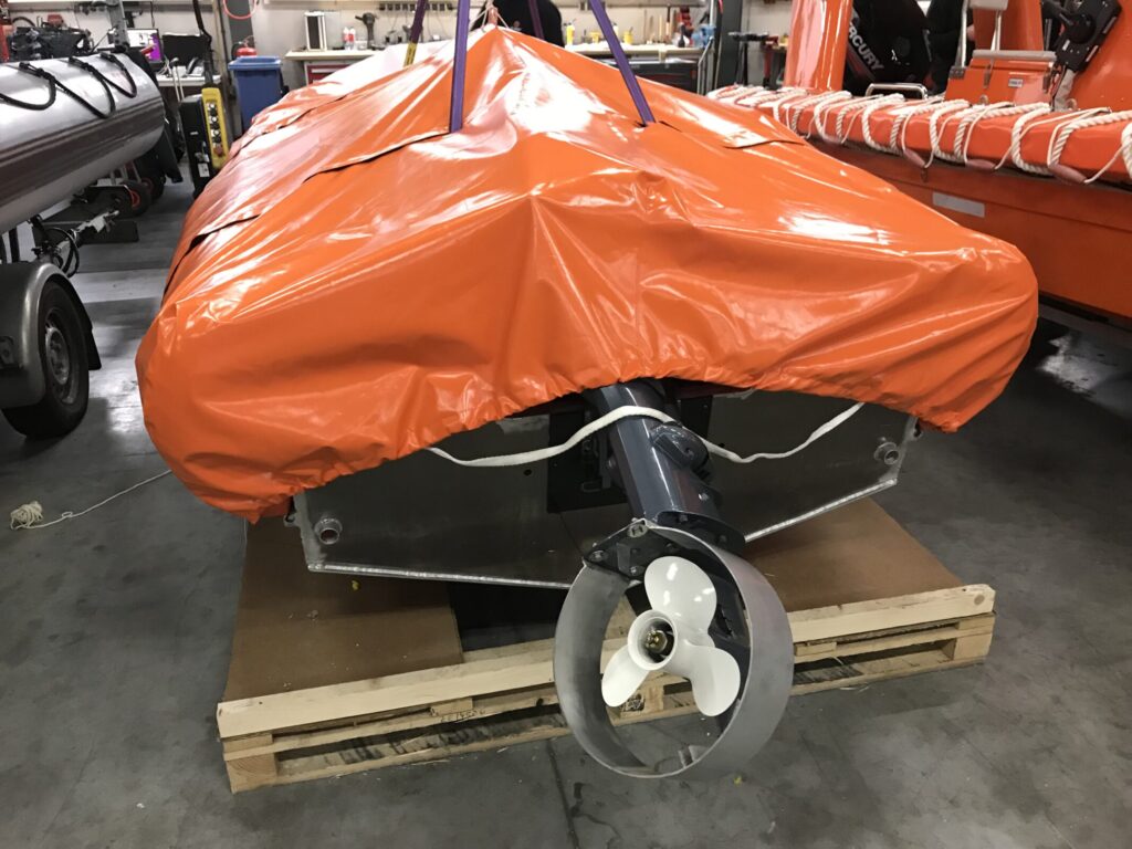 RIBA 400 rescue boat, aluminium - De Wolf Maritime Safety