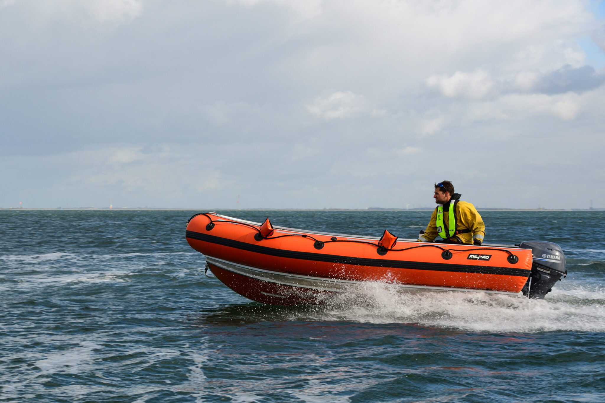 RIBA 400 rescue boat, aluminium - De Wolf Maritime Safety