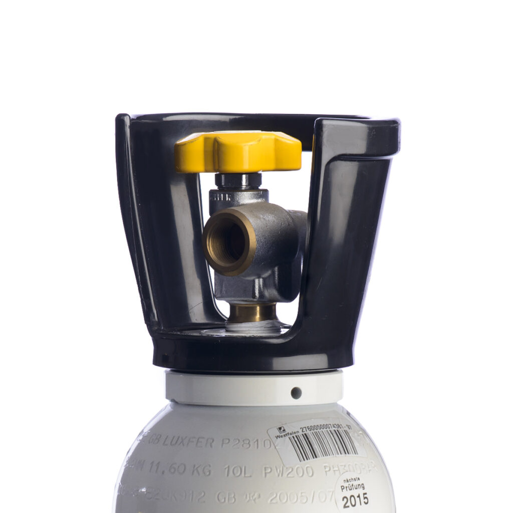 Medical oxygen 2L Bullnose - De Wolf Maritime Safety