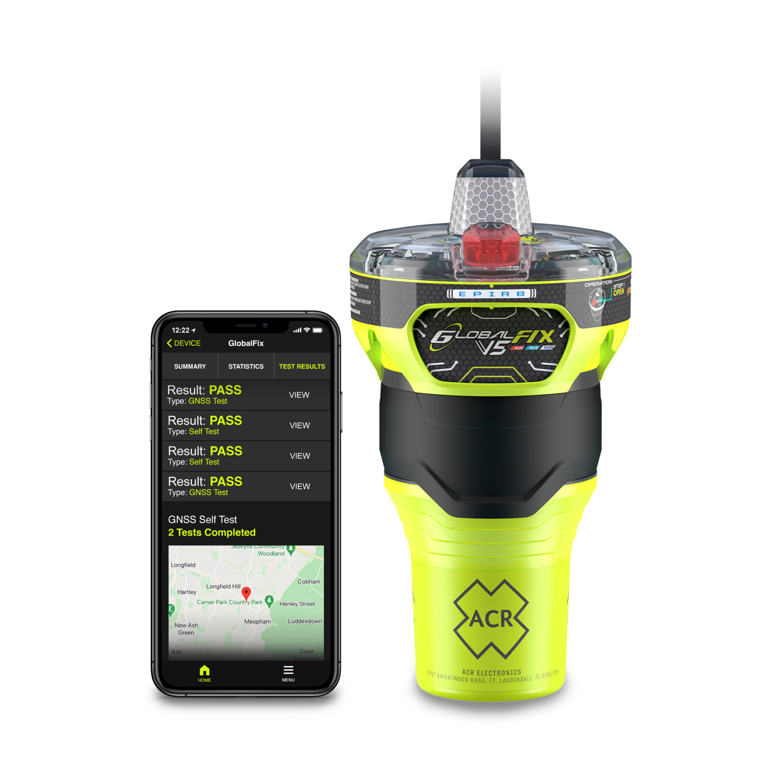 GlobalFix V5 AIS EPIRB, Cat I - De Wolf Maritime Safety