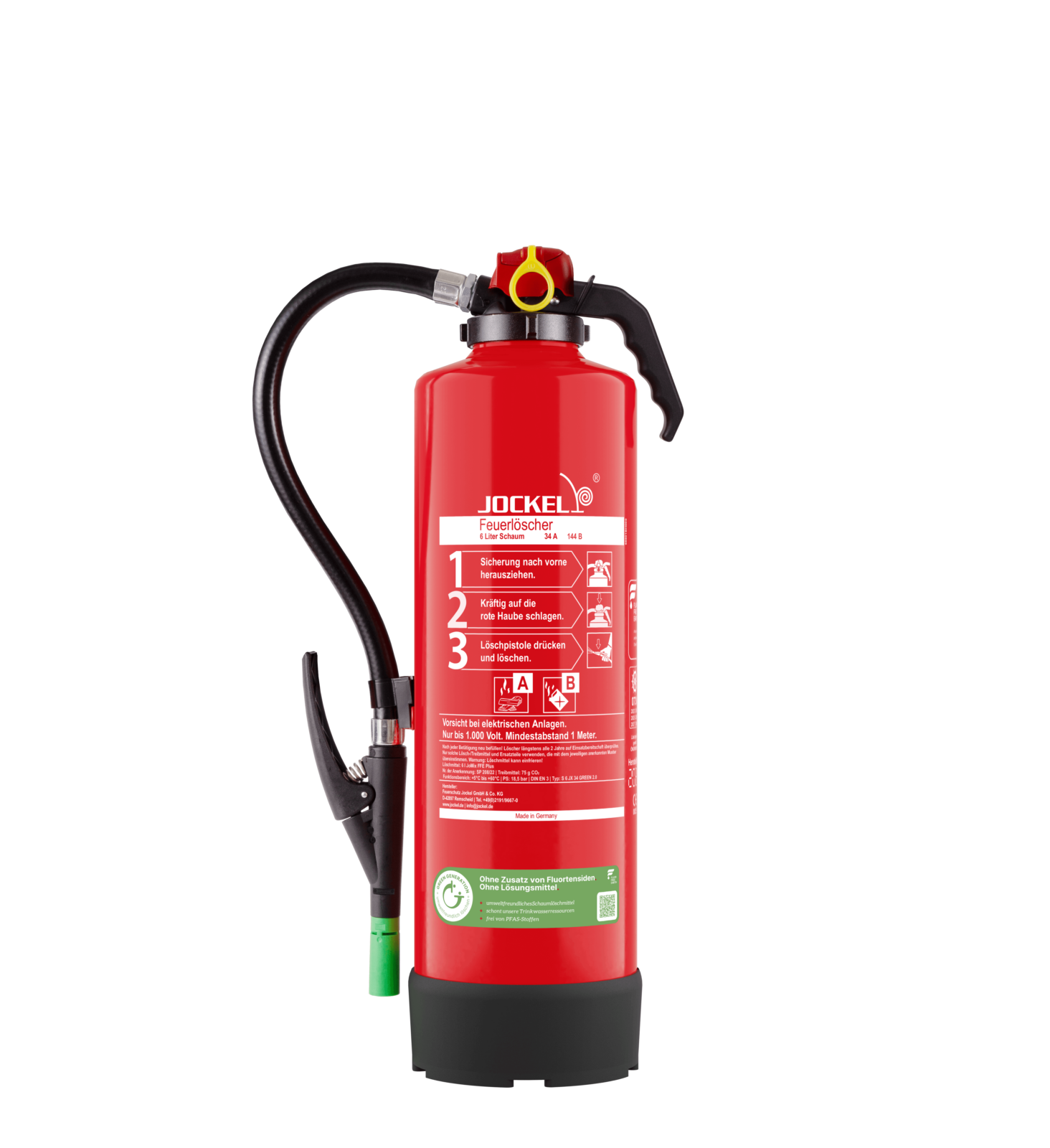 2L Foam Extinguisher c/w bracket SOLAS MED (CO) - De Wolf Maritime Safety